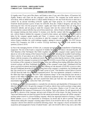 3. Formalities (Past Papers) - Solved - Trust Law | Class of 202 4 ...