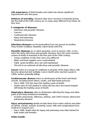 VCE Health and Human Development A+ Exam Notes - HEALTH AND HUMAN ...