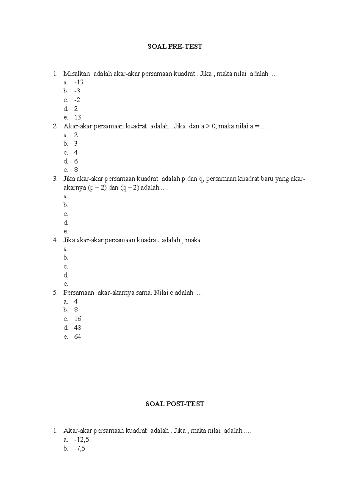 55 soal - this is the practical question about some subject matter in ...