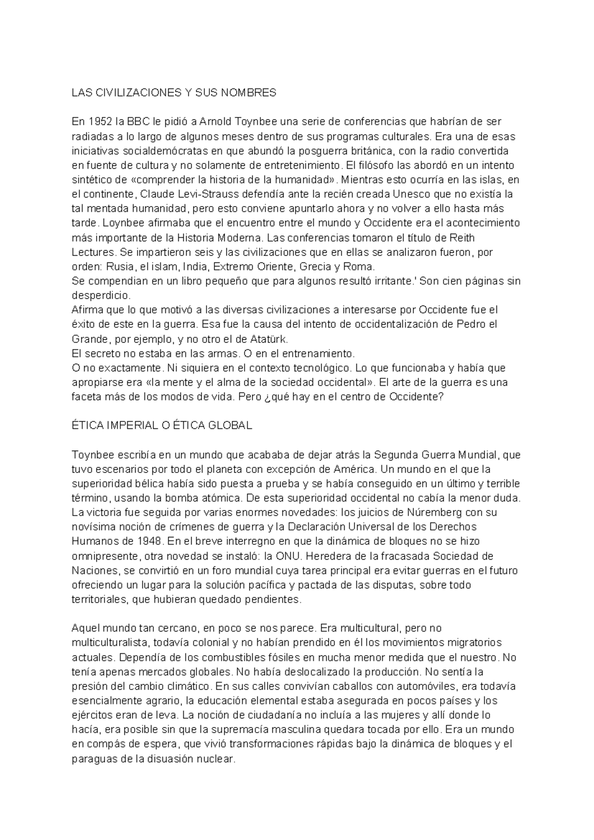 Amelia Valcarcel. La civilización feminista - LAS CIVILIZACIONES Y SUS ...