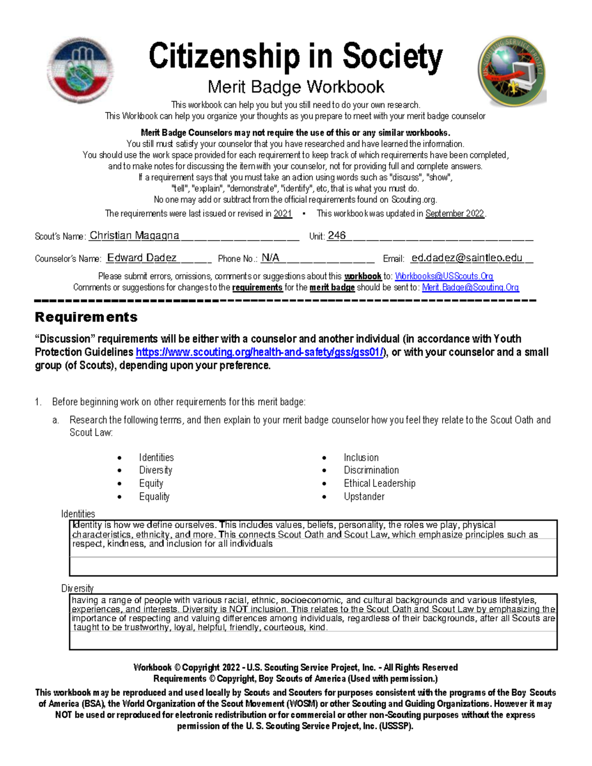 Citizenship-in-society (1) - Citizenship in Society Merit Badge ...