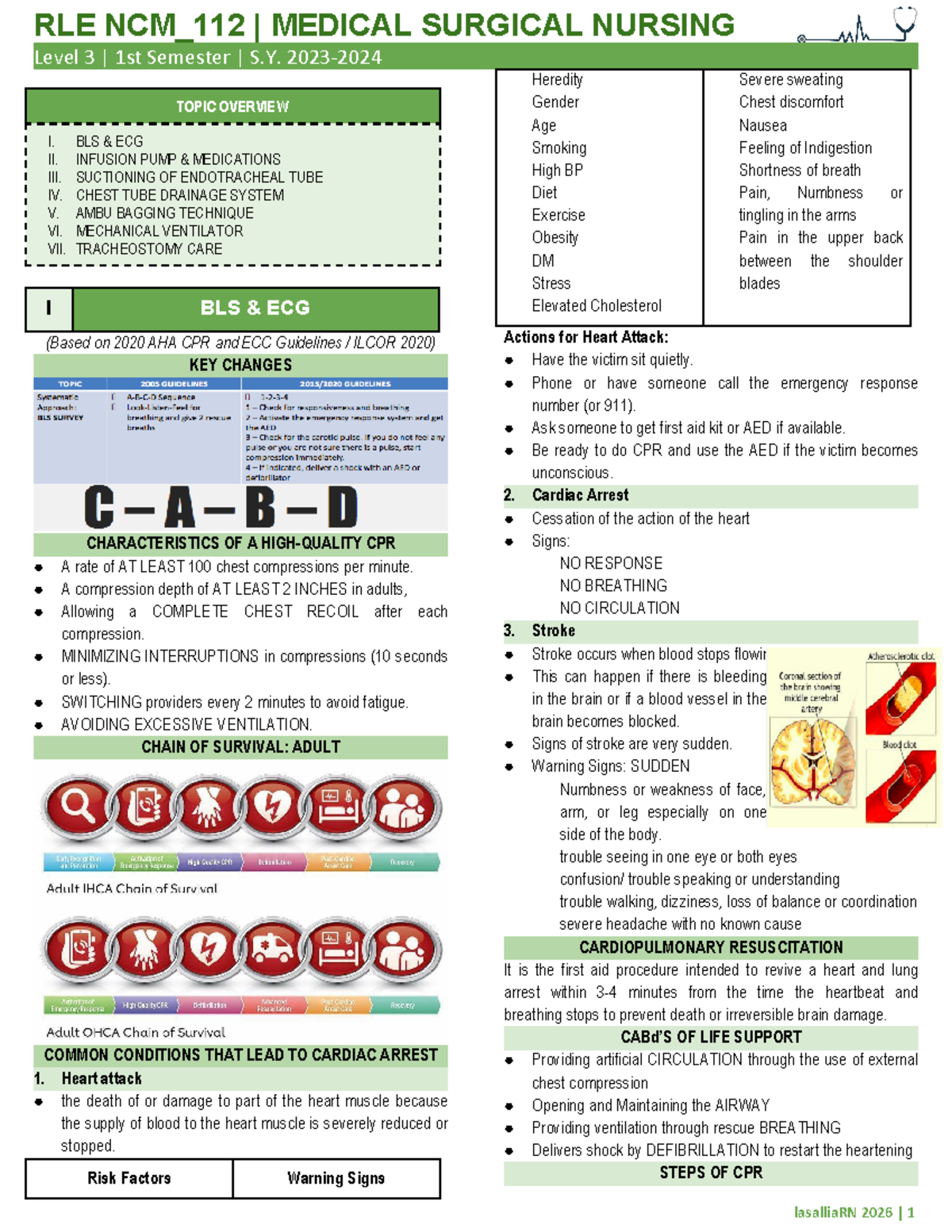 Geriatric nursing - RLE NCM_112 | MEDICAL SURGICAL NURSING Level 3 ...