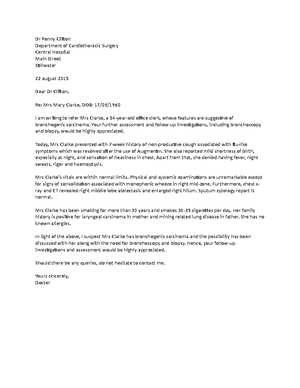 OET writing sample test 18 for doctors - OCCUPATIONAL ENGLISH TEST ...