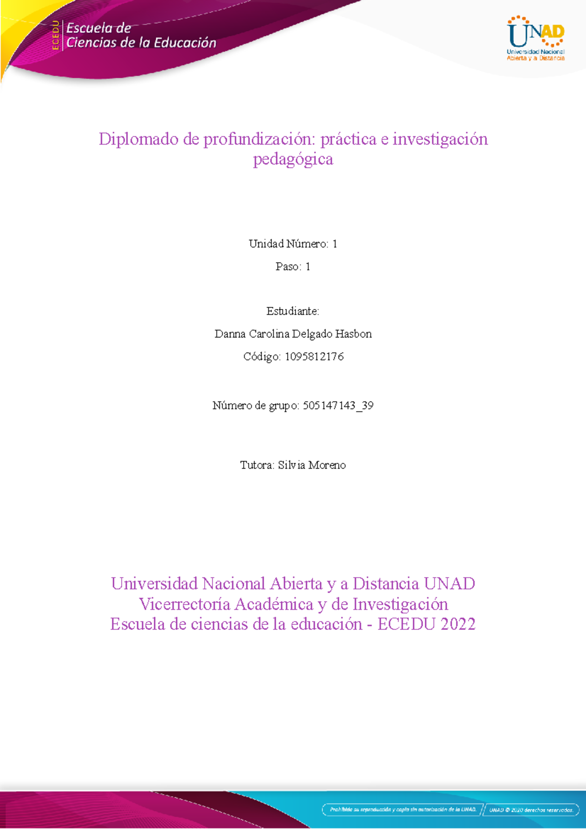 Paso 1 - Saberes Previos - Danna Delgado - Diplomado de profundización ...