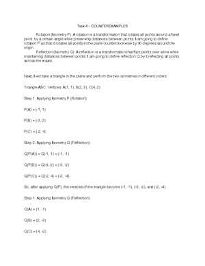 WGU C306 Task 1 S. Wilson - S Task 1 WGU C Part 1 A. 3 7 16 B. 6 3 10 C. 7 √ 588 D. 5 √ 75 E. 2 ...