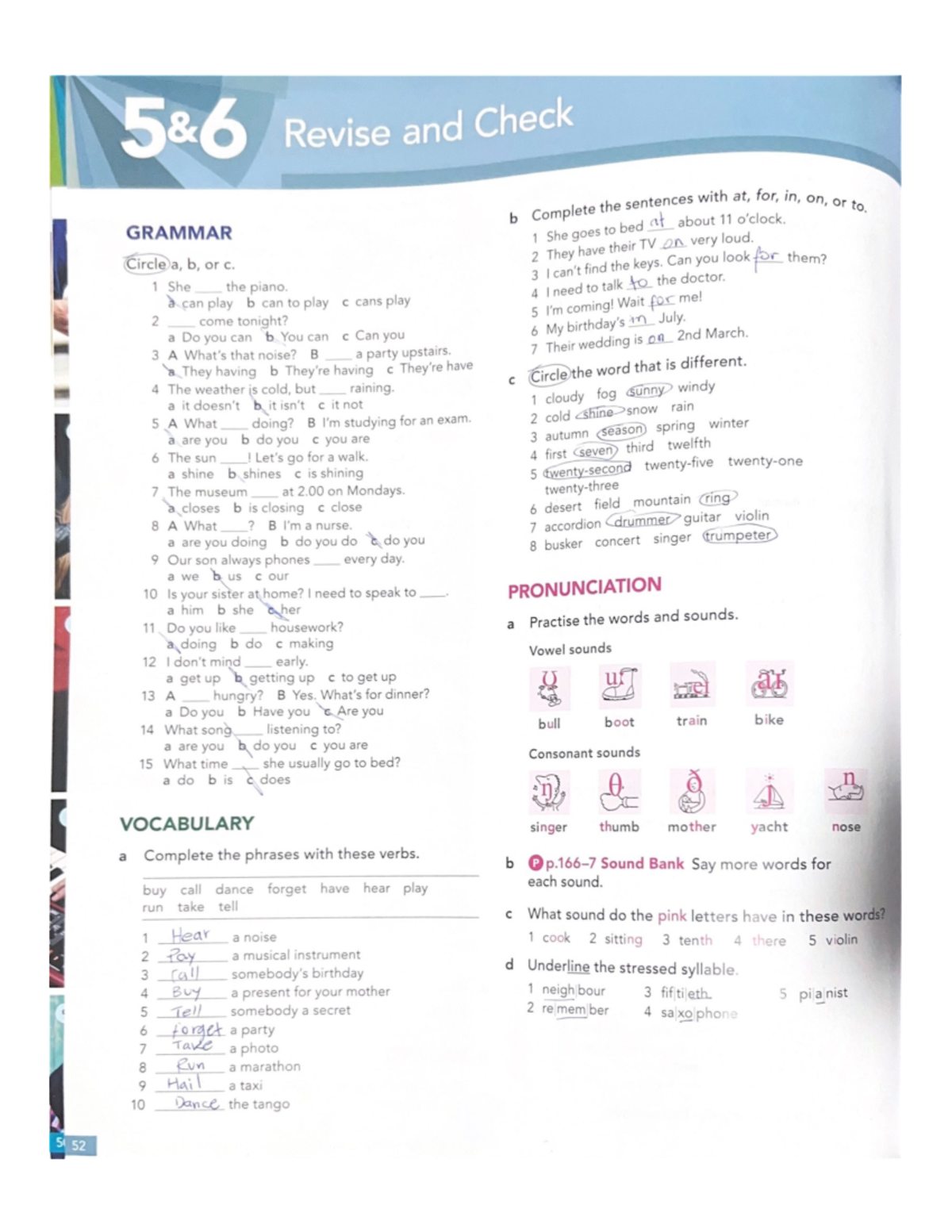 Revise and Check - ejercicios de ingles británico - Revise and Check b ...