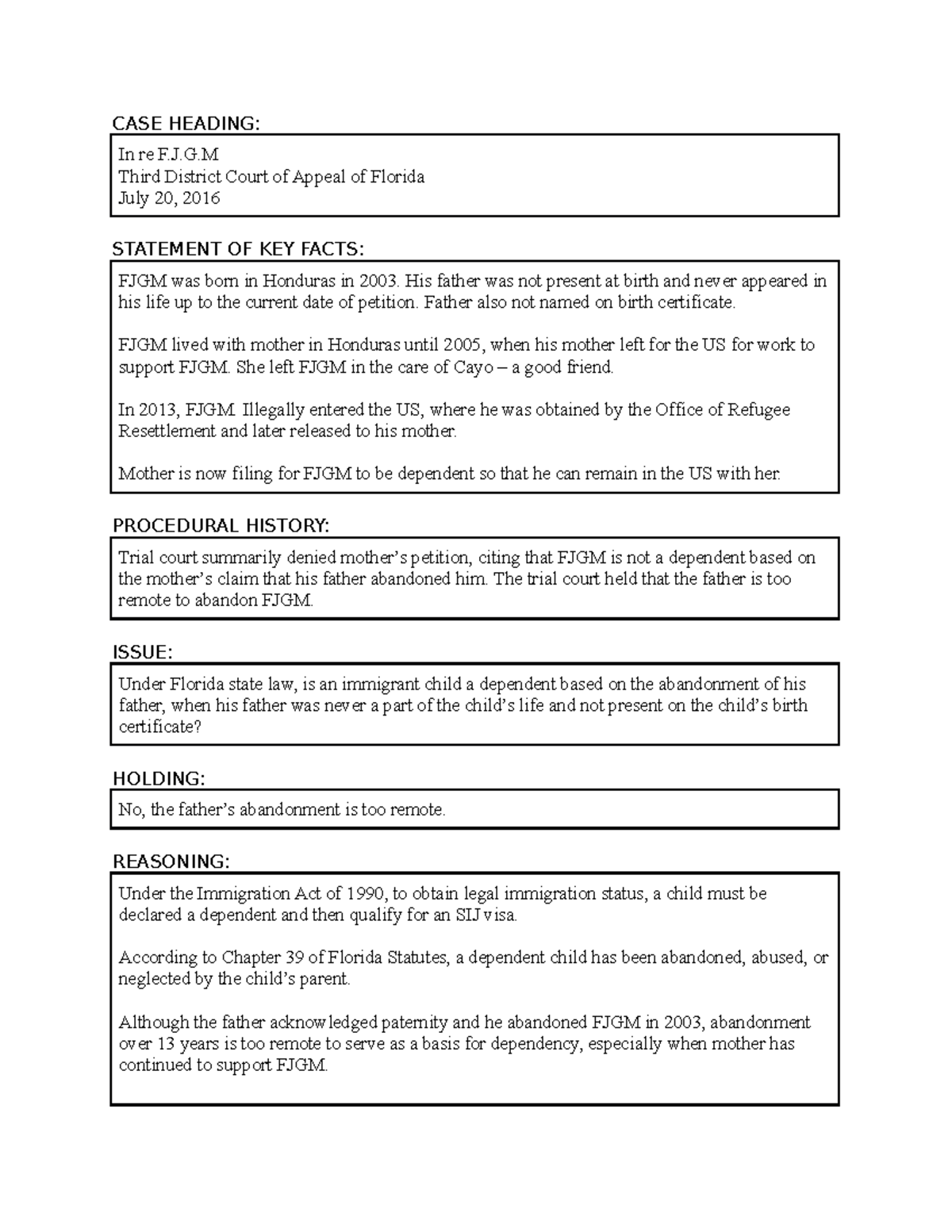 In re FJGM brief - CASE HEADING: In re F.J.G Third District Court of ...