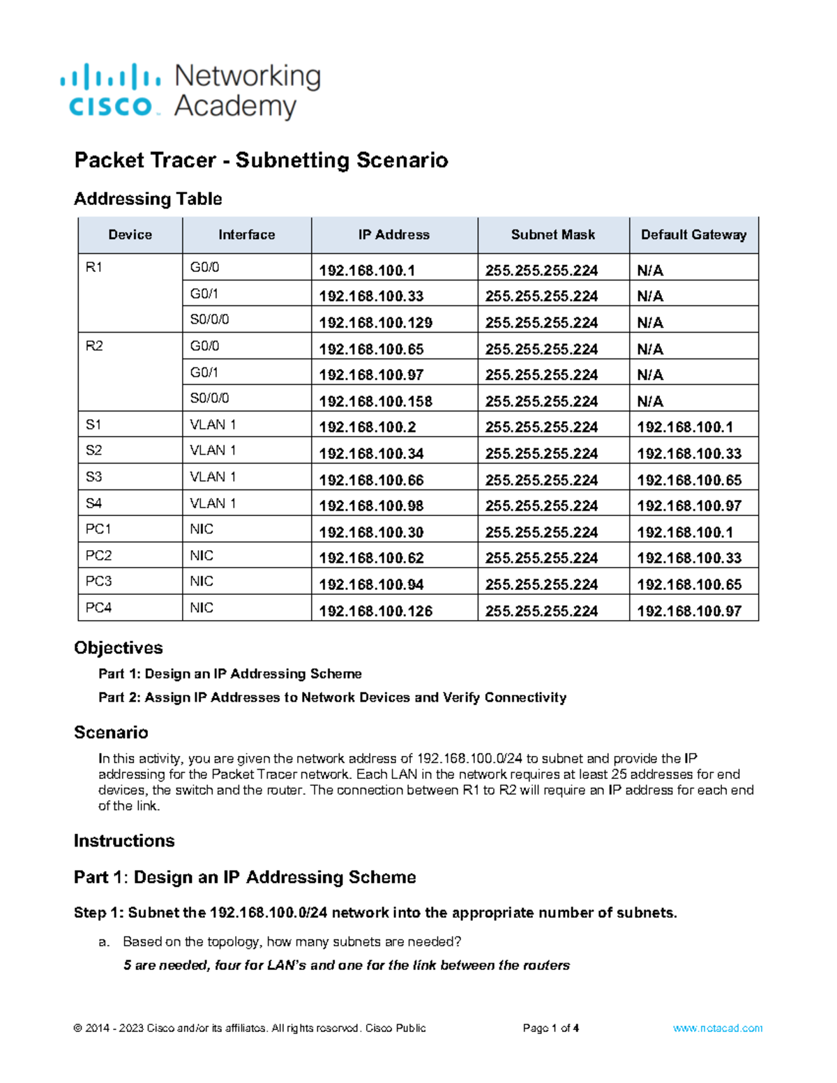 les 1: mechanica en uitleg.... - Addressing Table Device Interface IP ...