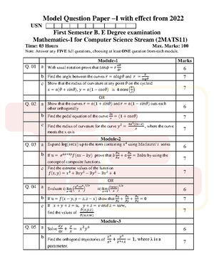 M1 SIMP - important questions for mathematics 1 - Engineering ...