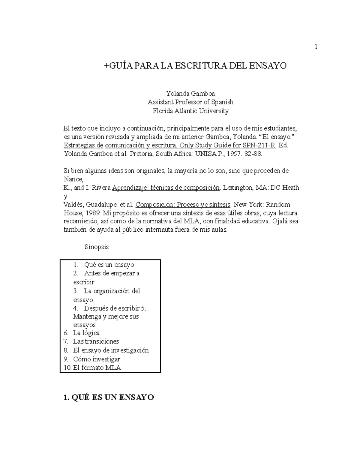 GUÍA Elaboración Ensayo- Definitivo - +GUÍA PARA LA ESCRITURA DEL ...