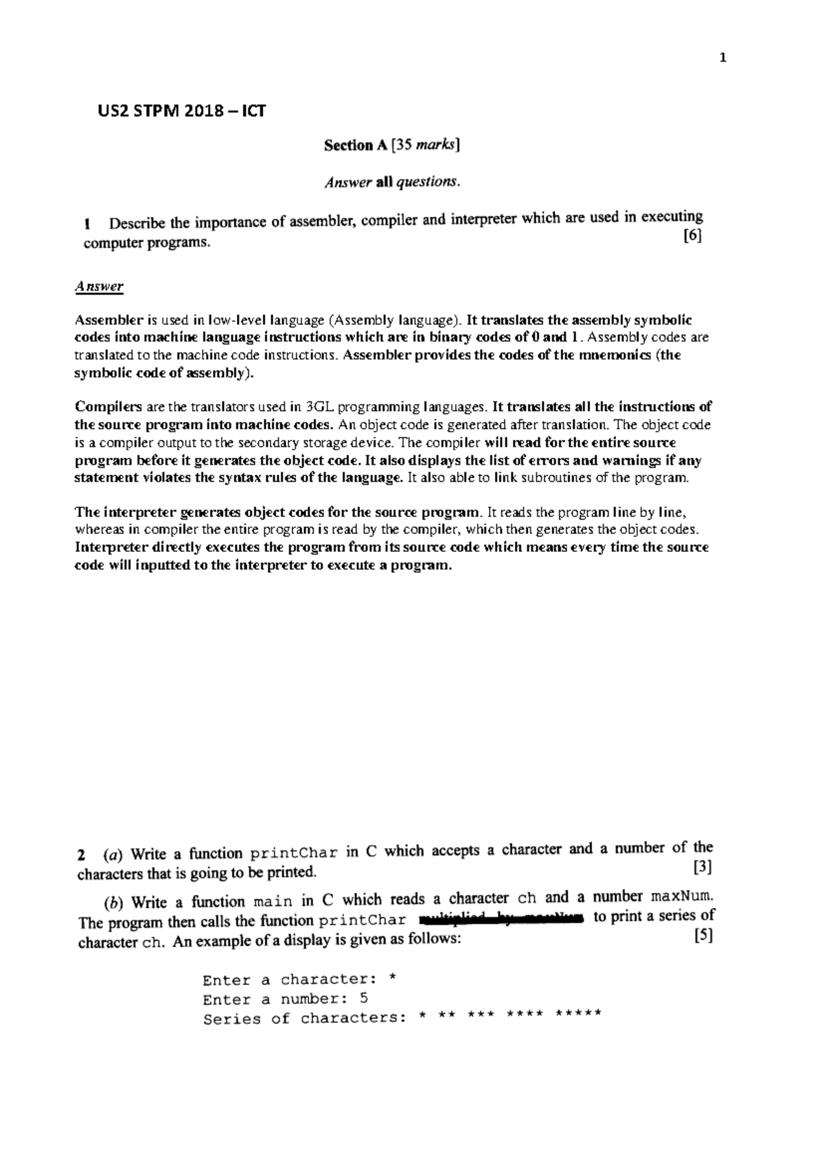 US2 STPM 2018-Answer - STPM Final answer - US2 STPM 2018 – ICT Answer ...