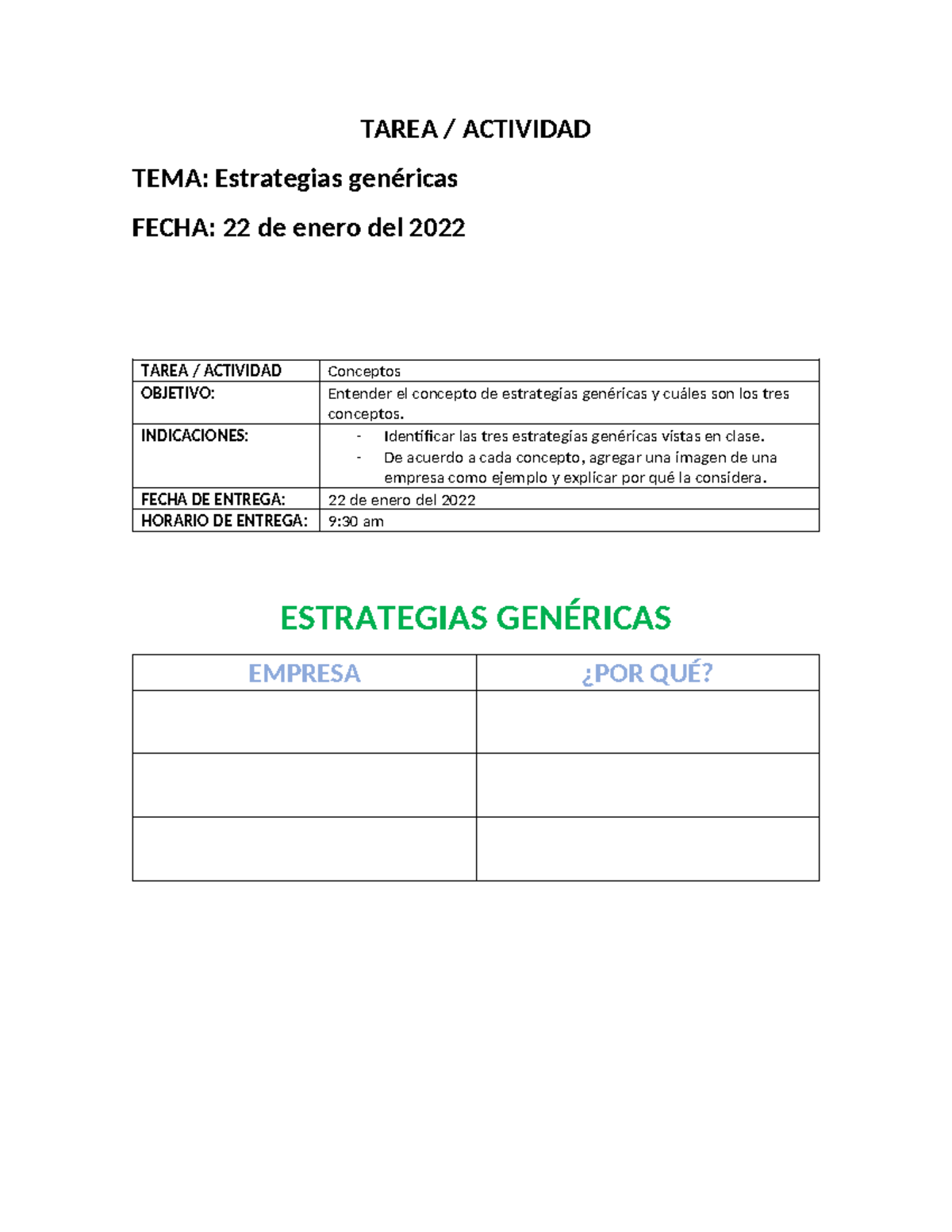 Actividad IV - sdjdhefhehj - TAREA / ACTIVIDAD TEMA: Estrategias ...