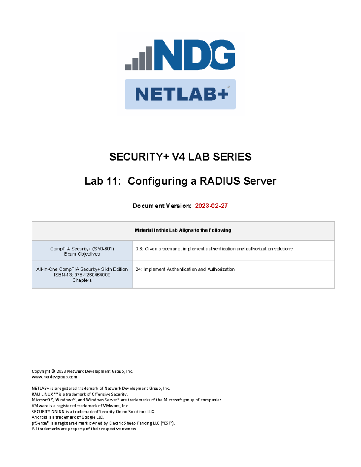 NDG Sec Plusv 4 Lab 11 - This is a lab to help you out. - SECURITY+ V4 ...