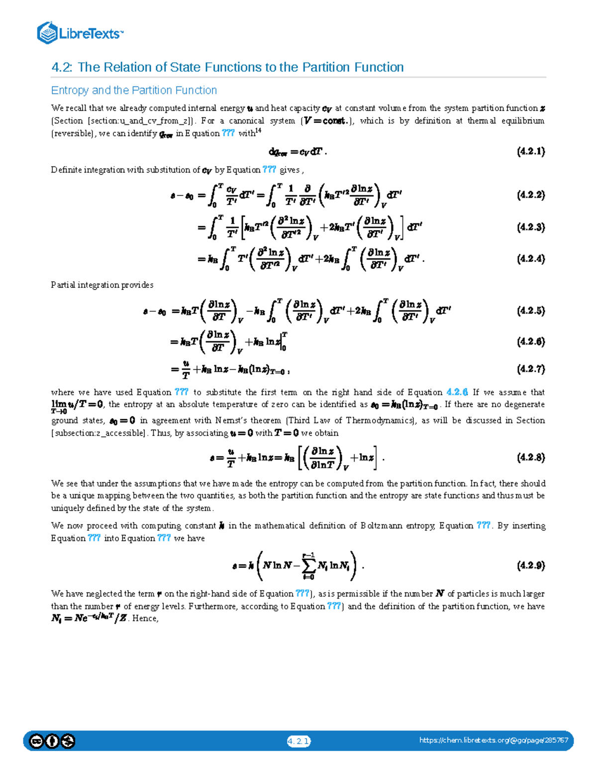 Eje Guia3 1 The Relation of State Functions to the Partition Function - 4.2 - Studocu
