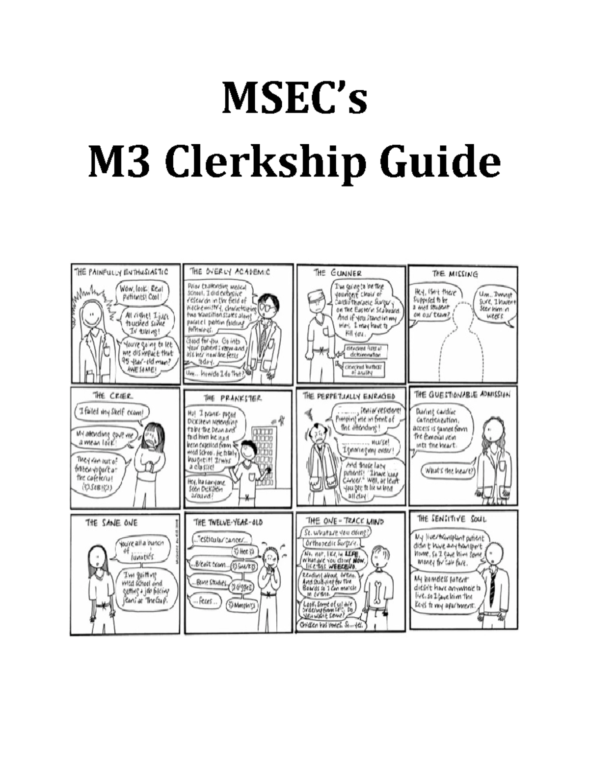 Msec m3 guide 2018 - DDI - MSEC’s M3 Clerkship Guide MSEC’s M3 ...