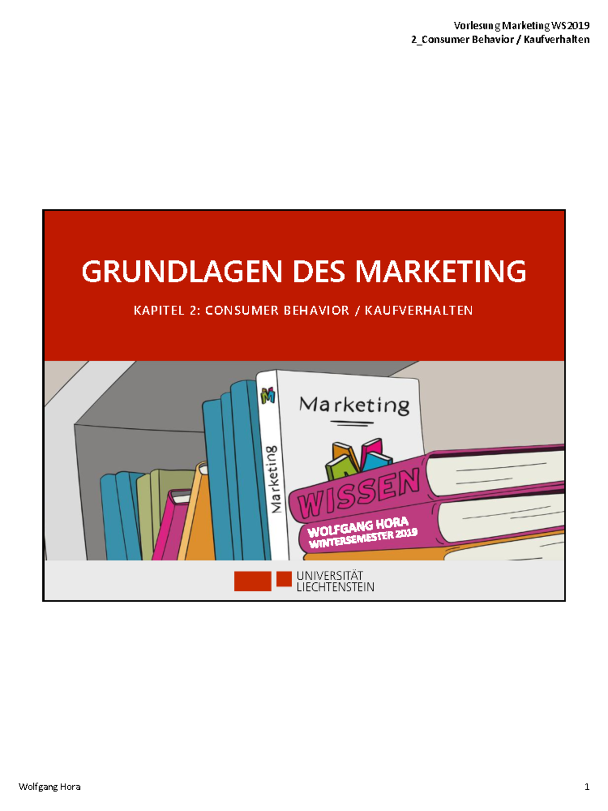 2 Kaufverhalten - iNFORMATION - 2_Consumer Behavior / Kaufverhalten ...