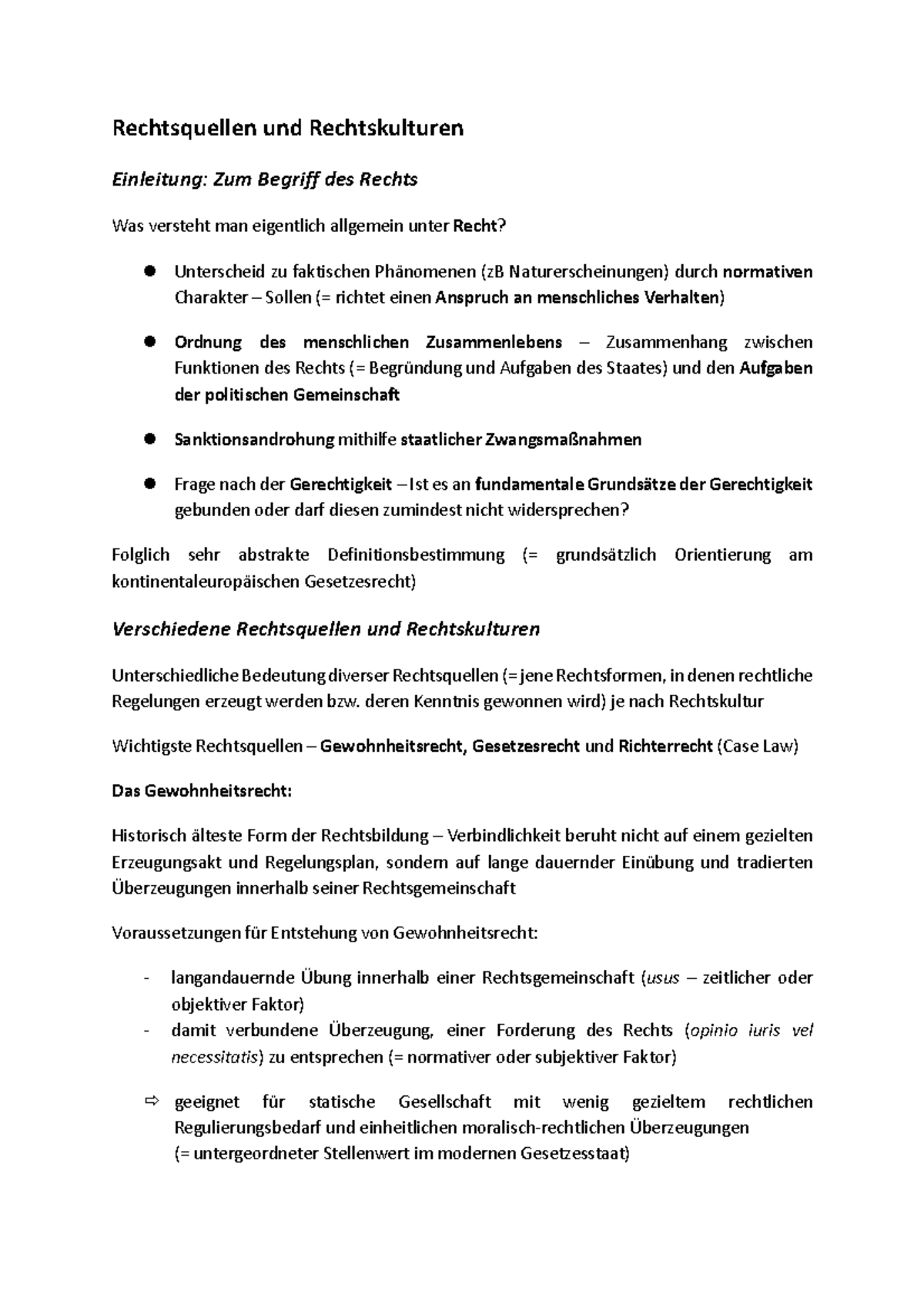 Rechtsquellen und Rechtskulturen - Rechtsquellen und Rechtskulturen ...