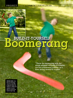 Boomerang 4 - boobmerang course - Construction manual BEGINNERS CORNER ...