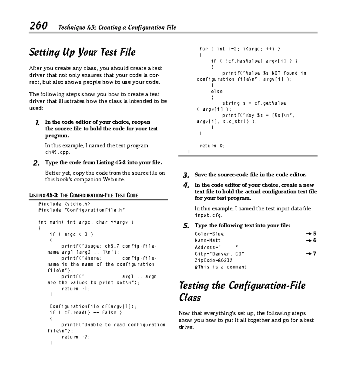 C Timesaving Techniques 51 260 Technique 45 Creating A Configuration File For Int I2