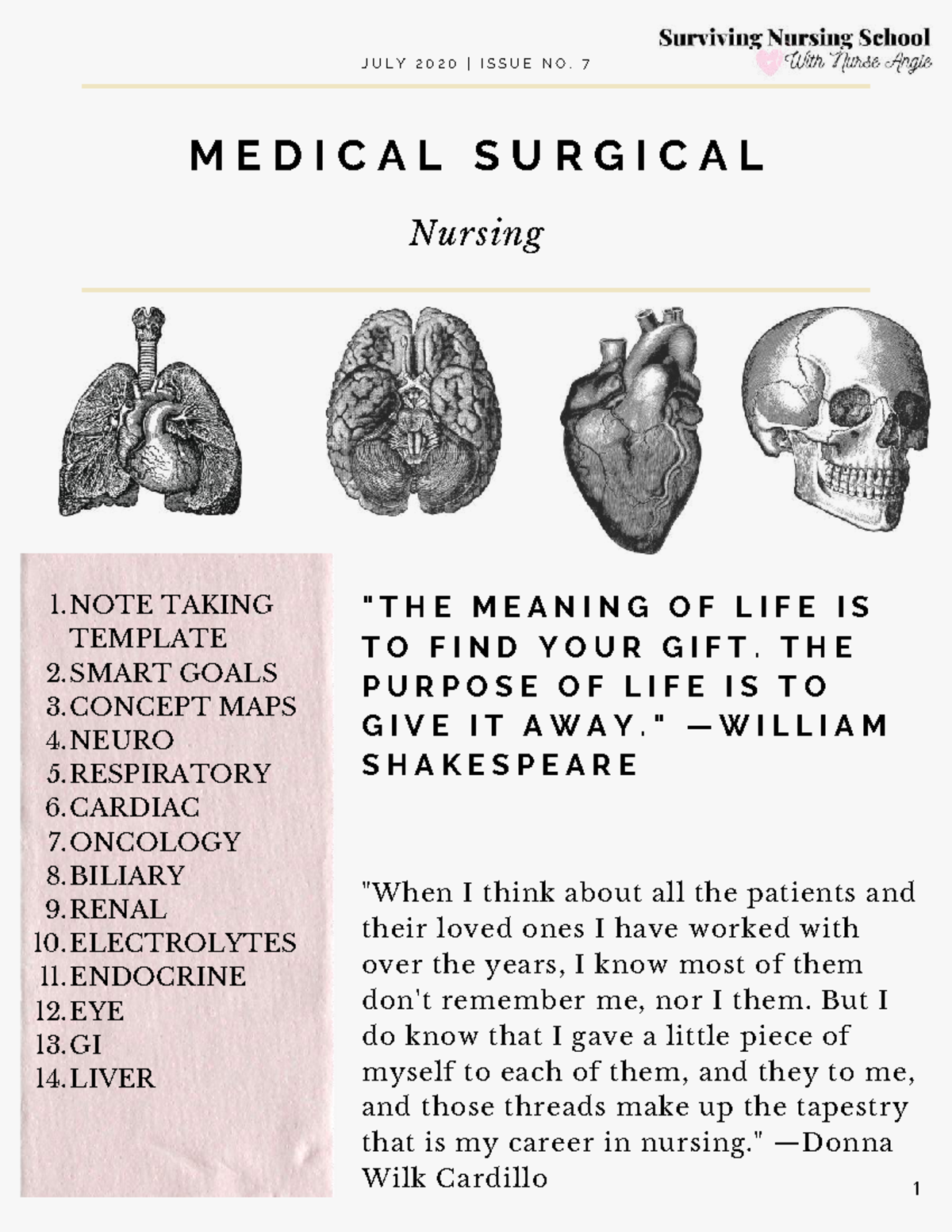 Medsurgultimate - Nurse Angie - J U L Y 2 0 2 0 | I S S U E N O. 7 ...