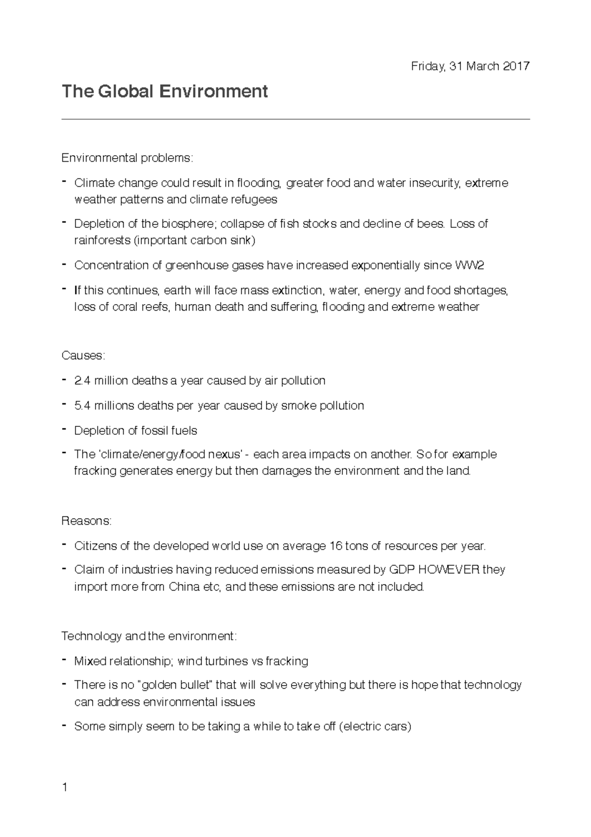 Lecture 8 - The global environment PDF - Friday, 31 March 2017 The ...