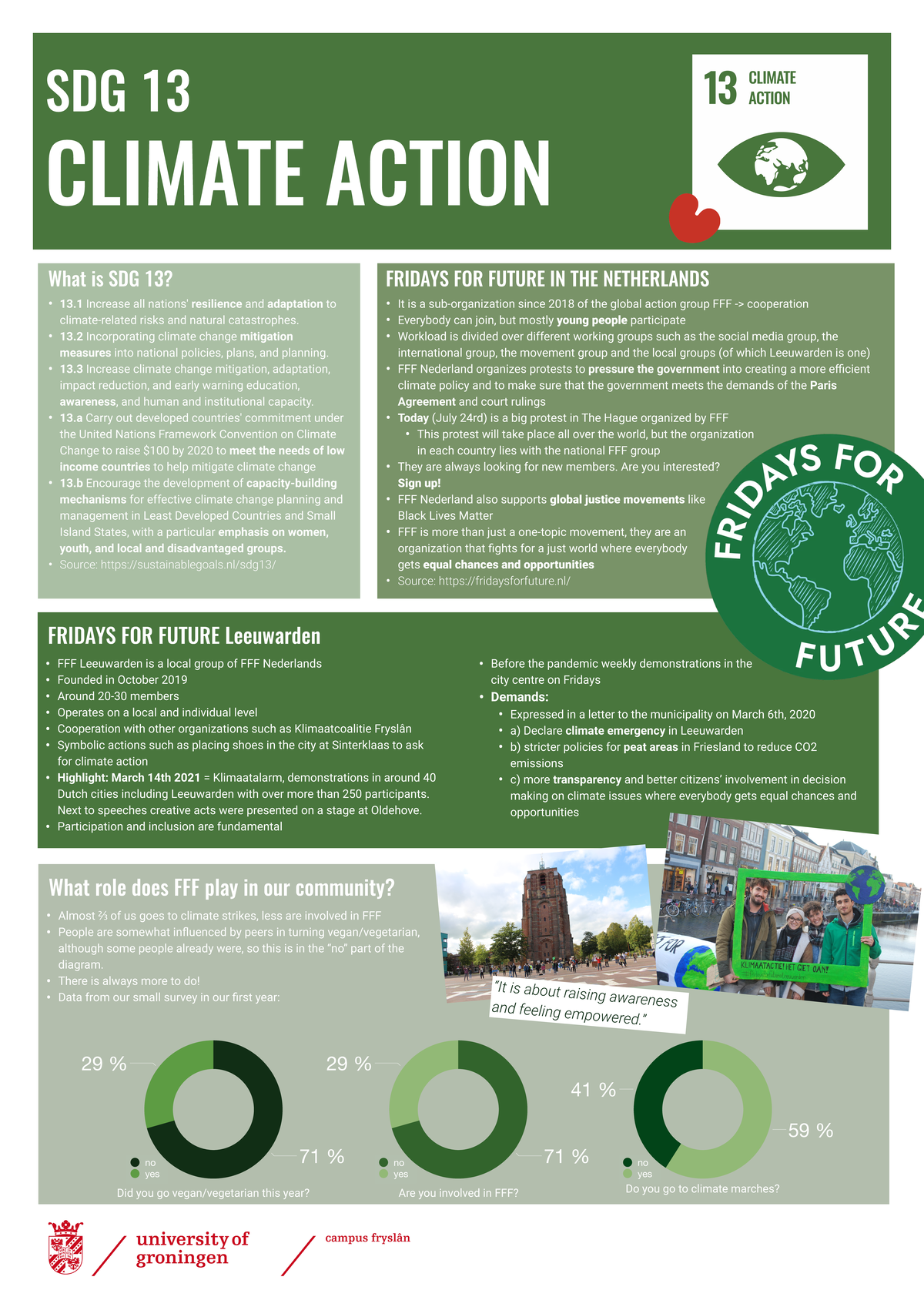 SDG 13 Poster - SDG 13 CLIMATE ACTION FRIDAYS FOR FUTURE IN THE ...