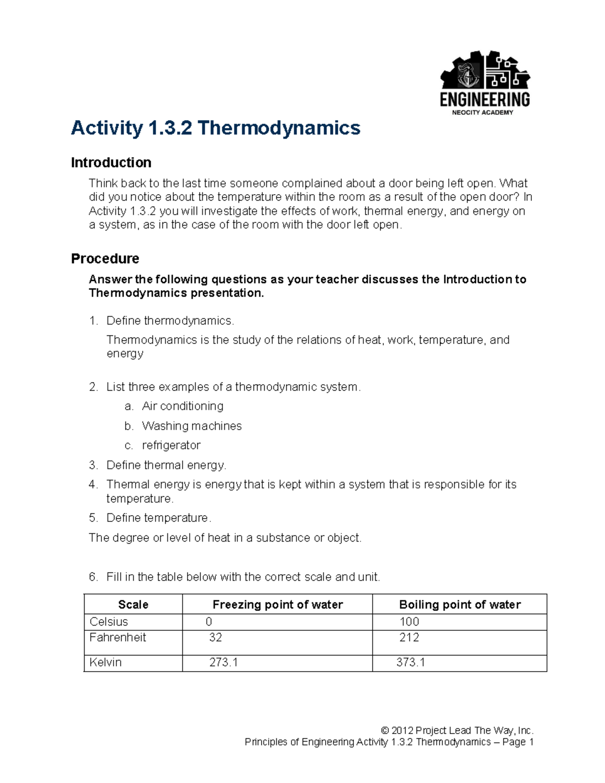 U1-L1.3-A1.3.2 Thermodynamics - Activity 1.3 Thermodynamics ...