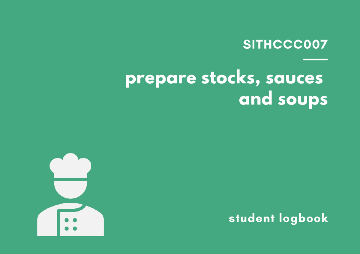 Sithccc 007 Student Logbook - First published 2020 RTO Works rtoworks.com hello@rtoworks.com ...