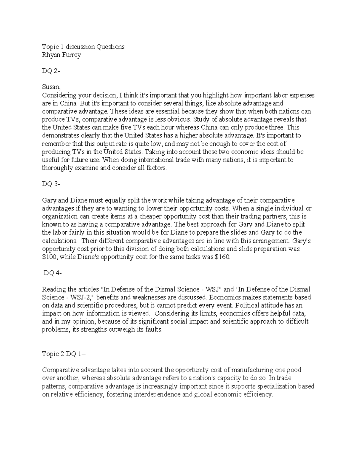 Topic 1 discussion Questions - Topic 1 discussion Questions Rhyan ...