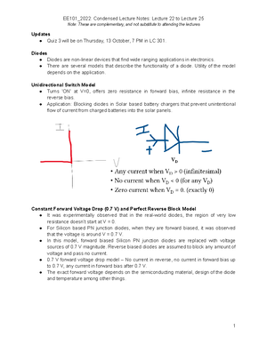 Tutorial-9 - EE101 Tutorial 9 - Tutorial Sheet - 9 (EE101-S3) Date: 7 ...