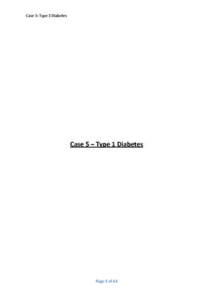 ATI - system disorder template Type 1 Diabetes Mellitus filled in ...