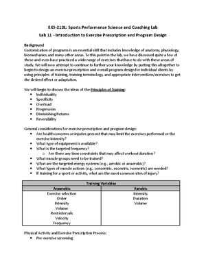 EXS-210L-RS-Lab4-Part1 - EXS-210L – Lab 4 Part 1: Plyometrics Background: Integrating plyometric ...