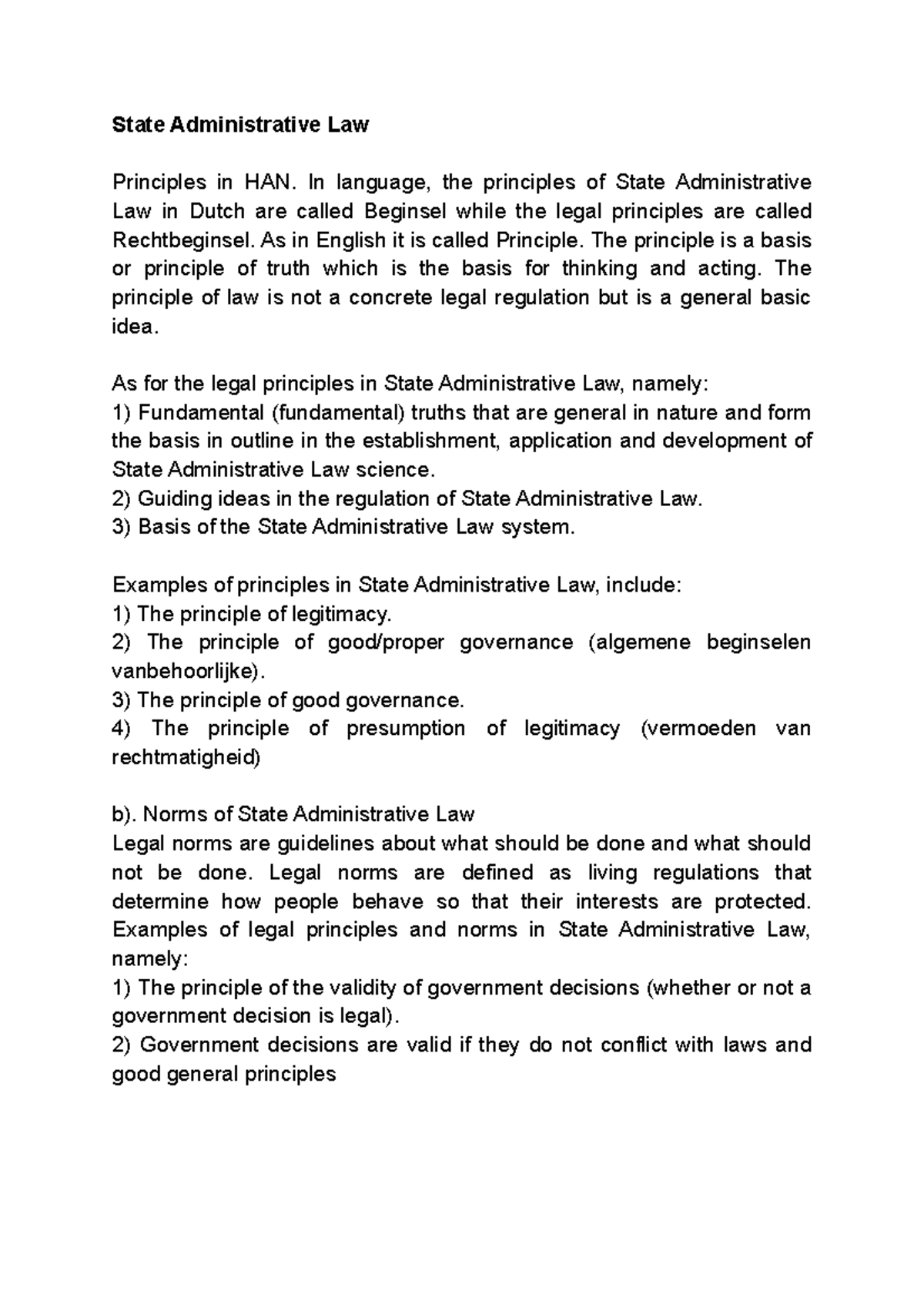 State Administrative Law - State Administrative Law Principles in HAN ...