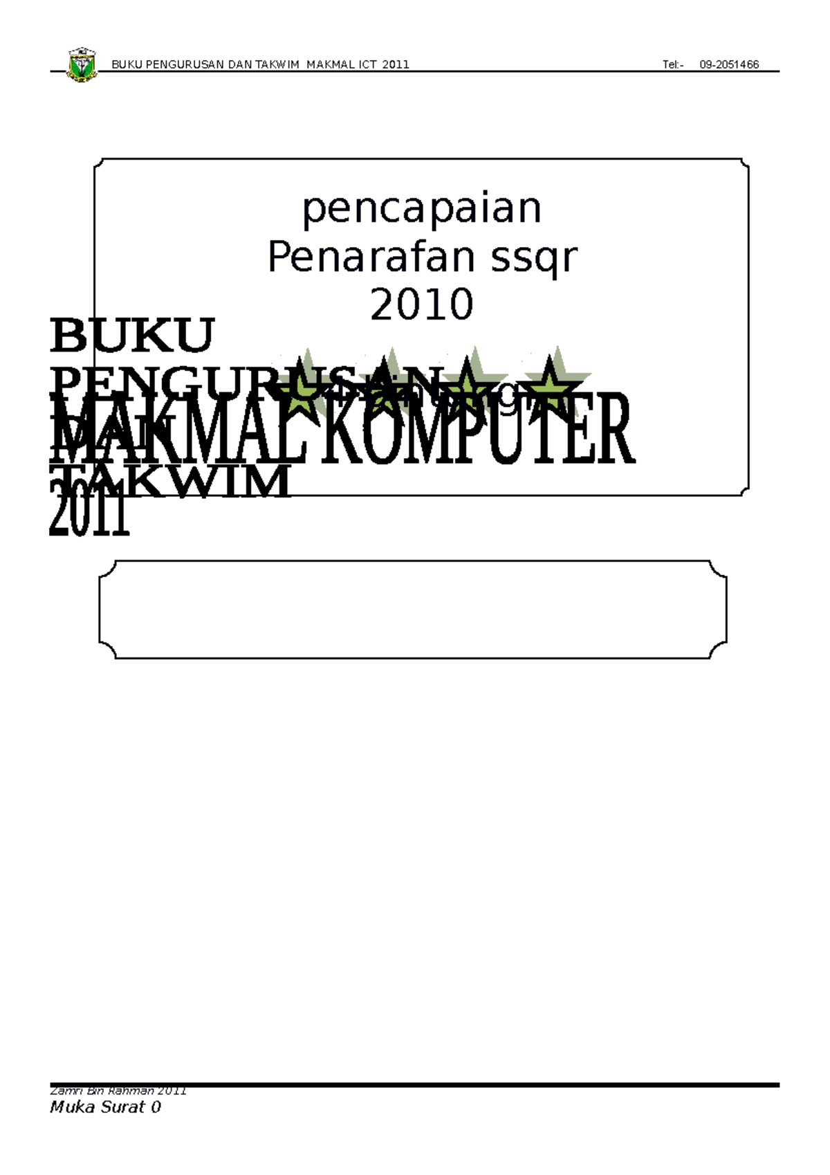 Contoh buku pengurusan makmal komputer - Zamri Bin Rahman 2011 ...