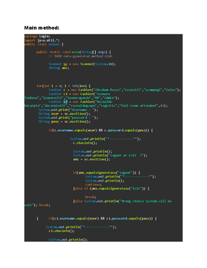 OOP Midterm TP01 Reyes Abraham - MAIN METHOD package ...