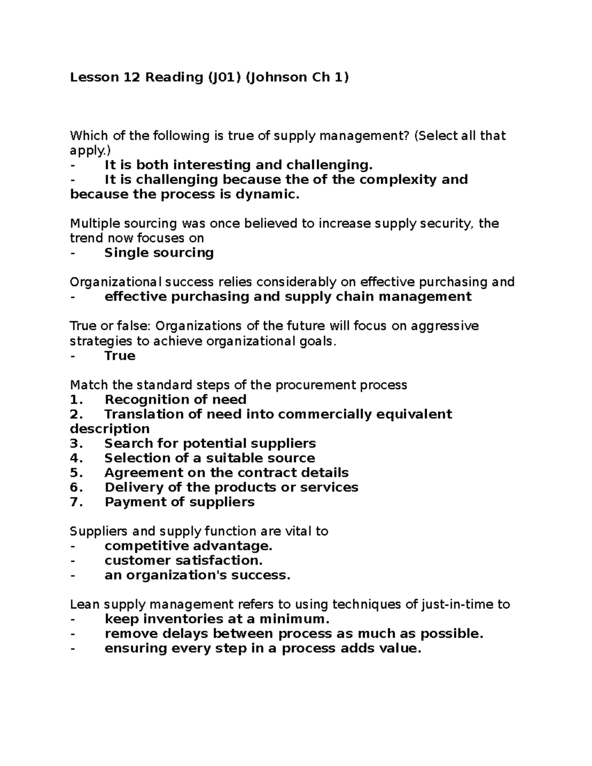 Lesson 12 Reading (J01) (Johnson Ch 1) Smartbook - Lesson 12 Reading ...