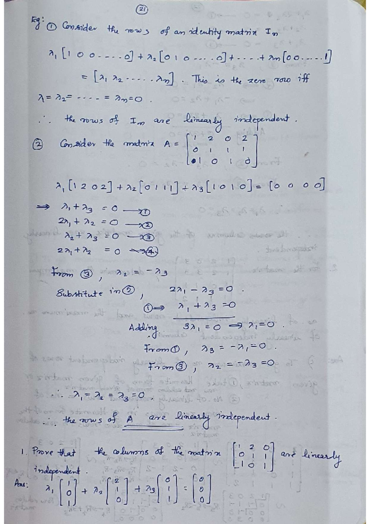 2. Sets of images and preimages of a linear mappings - M.Sc.Mathematics ...