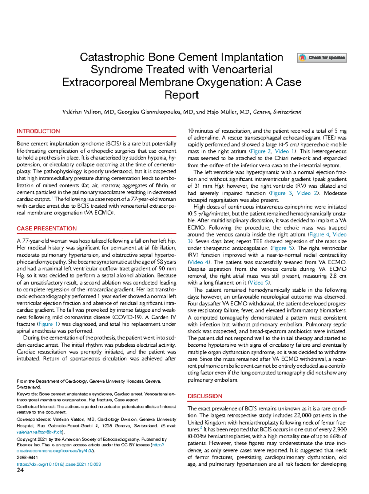 Catastrophic Bone Cement Implantation Syndrome Tre - Catastrophic Bone ...