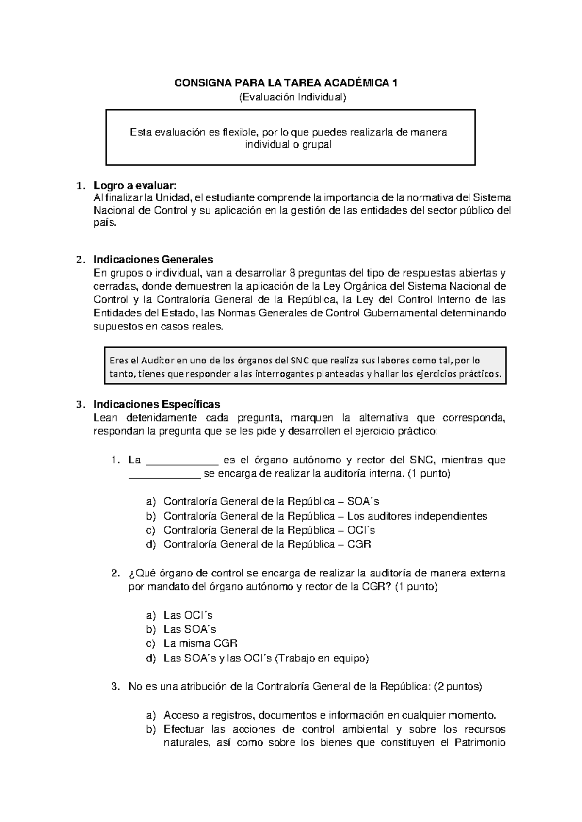 Tareaacademica 1 - are somnosj - CONSIGNA PARA LA TAREA ACADÉMICA 1 (Evaluación Individual ...