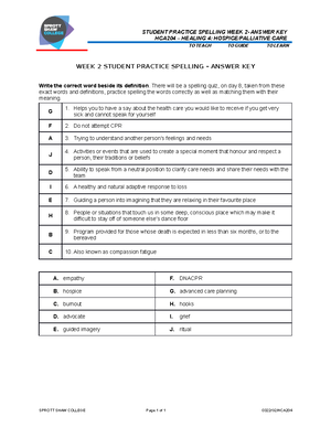 HCA102 - Assignment # 2 - Mar2022 - HCA102 – HEALTH 2: LIFESTYLE AND ...