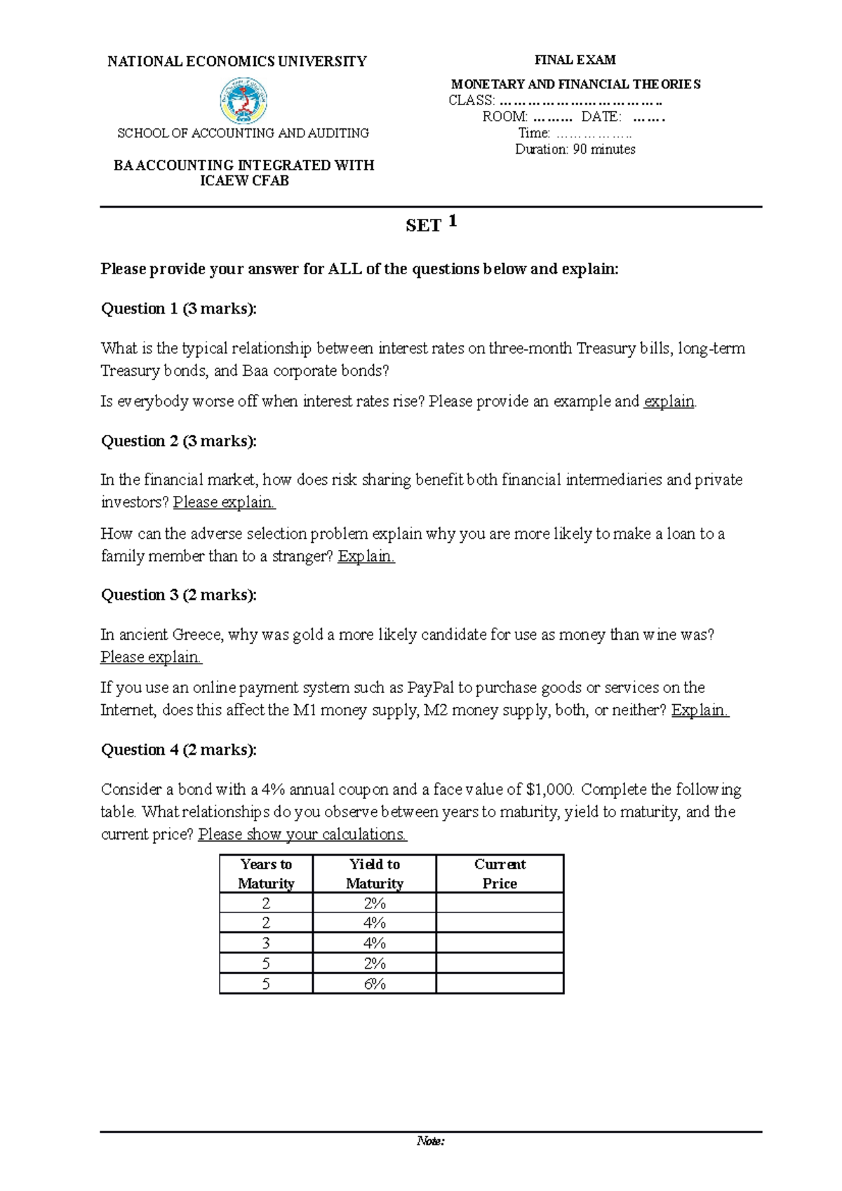 CFAB final-exam 21-22 - Some days I'm treading the water and feel like ...