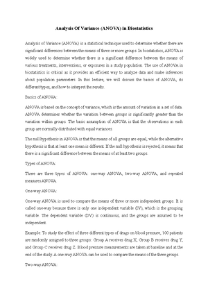 Experimental Design in Biostatistics Biostatistics - Experimental Design in Biostatistics - Studocu