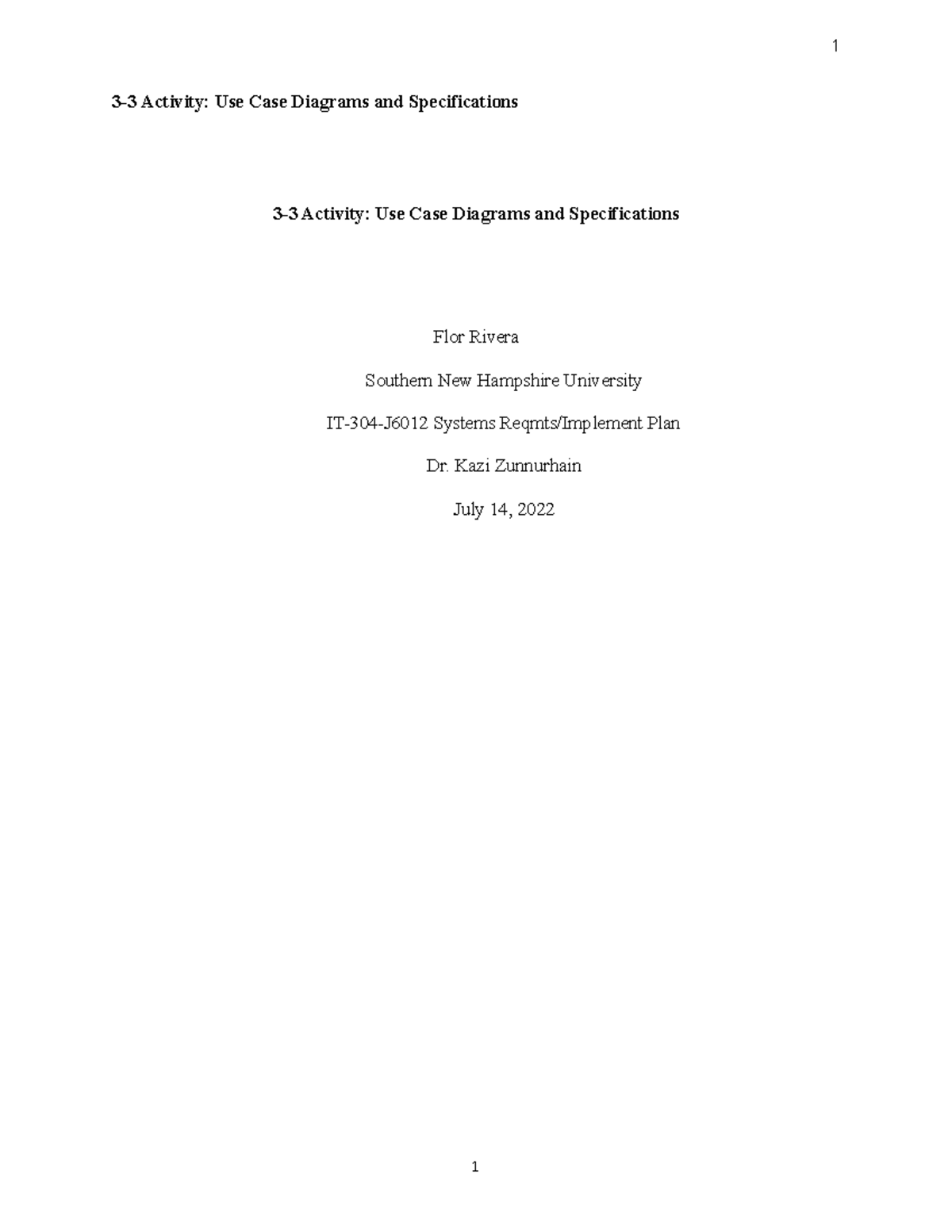 It 304 Use Case Specification Template 1 Fr2 3 3 Activity Use Case Diagrams And