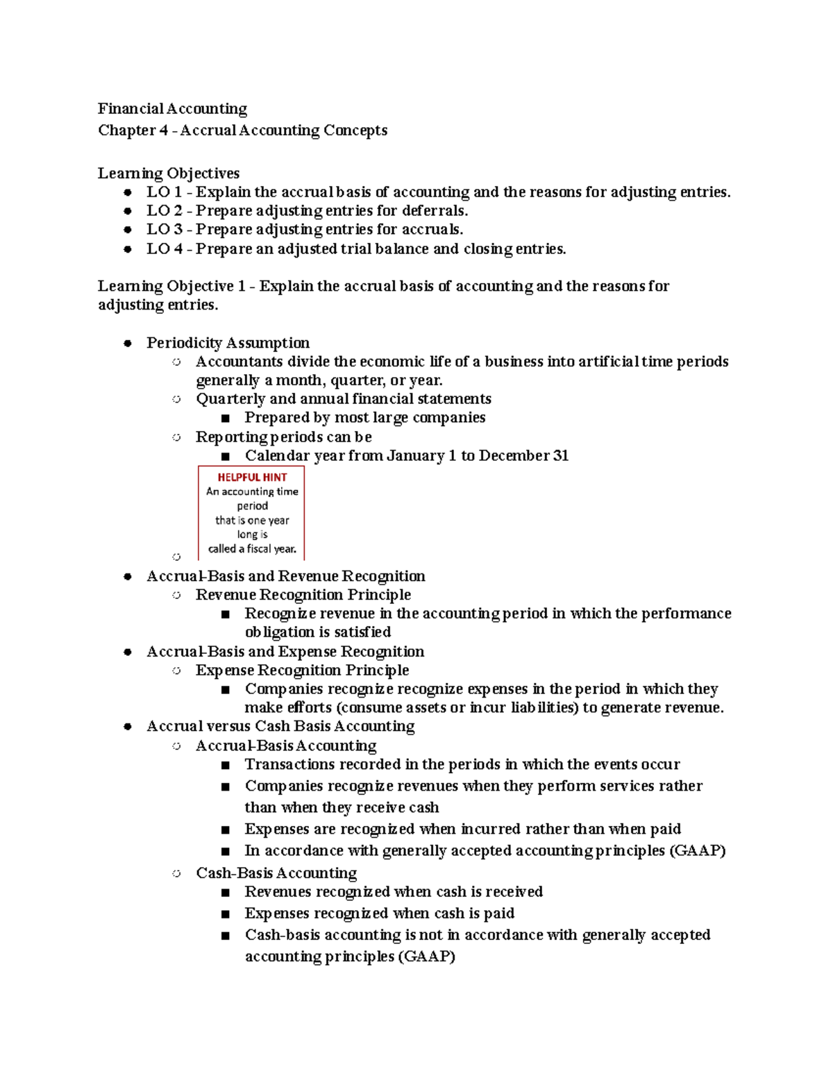 Financial Accounting - Chapter 4 - LO 2 - Prepare adjusting entries for ...