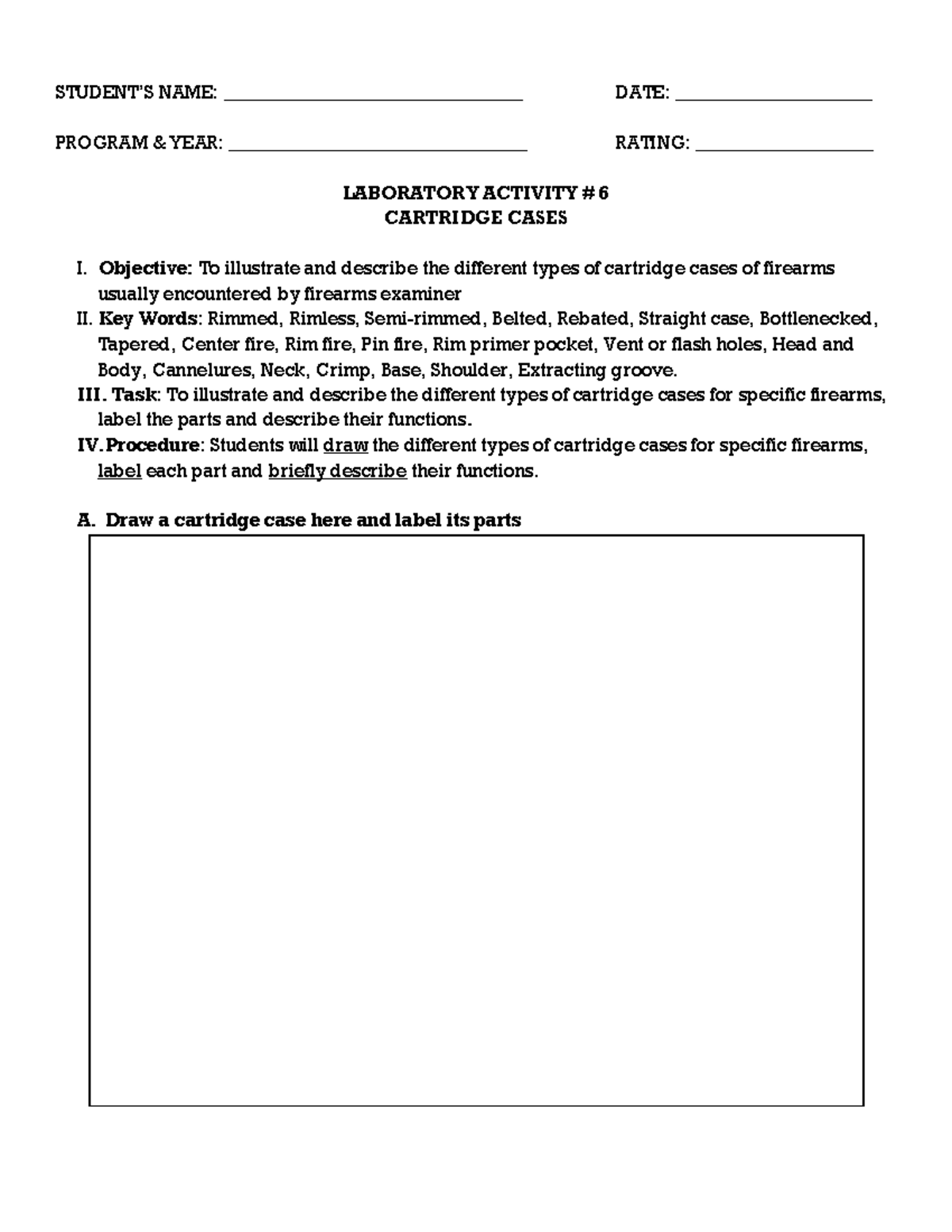 Laboratory- Activity-6 - STUDENT’S NAME: ________________________________ DATE: - Studocu