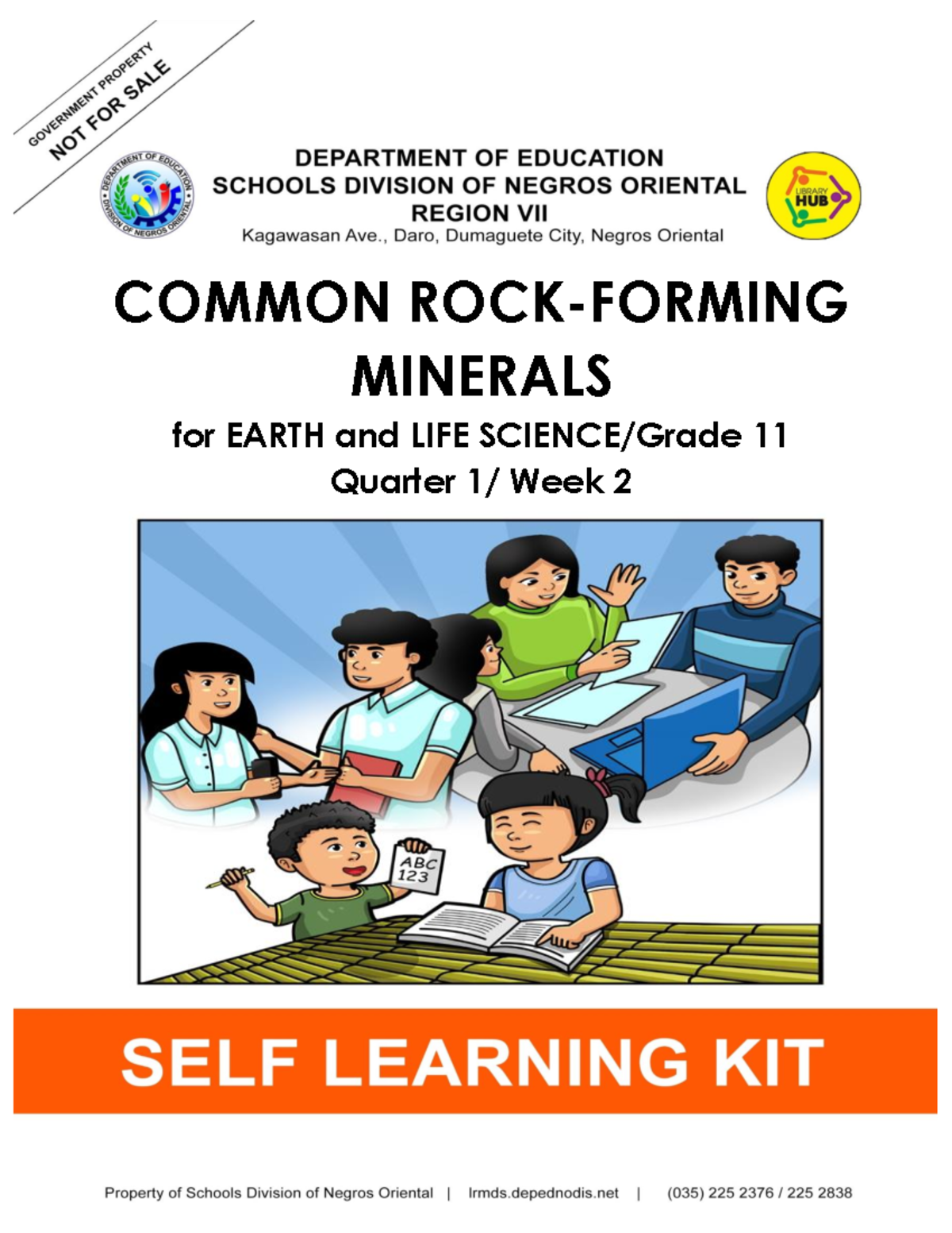 Earth and Life Science Q1 Week 2 - COMMON ROCK-FORMING MINERALS for ...