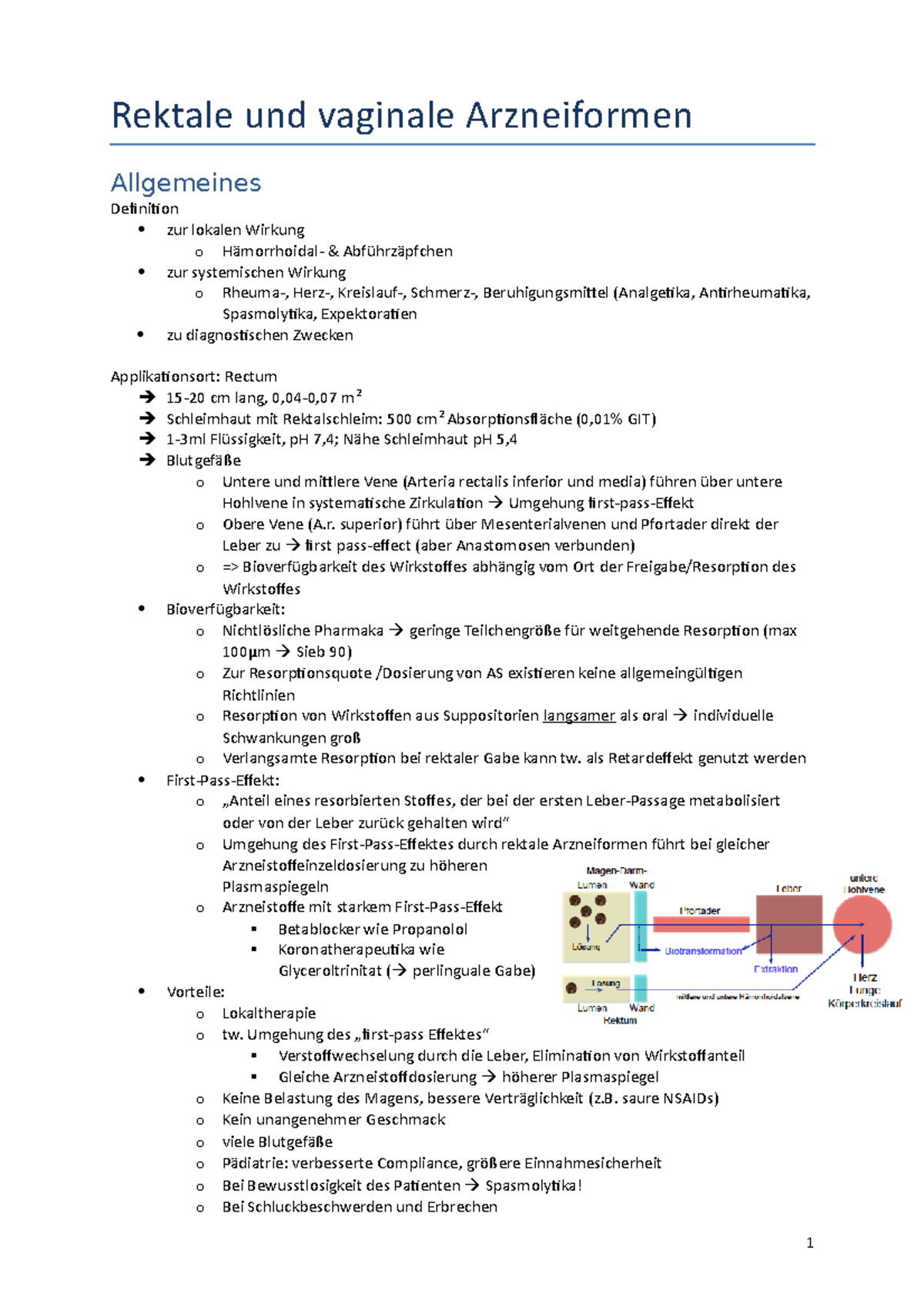 Rektale und vaginale Arzneiformen - Rektale und vaginale Arzneiformen ...