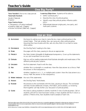 Ch. 3-3 Duties and Responsibilities of American Citizens - SS.7.C.2, SS ...
