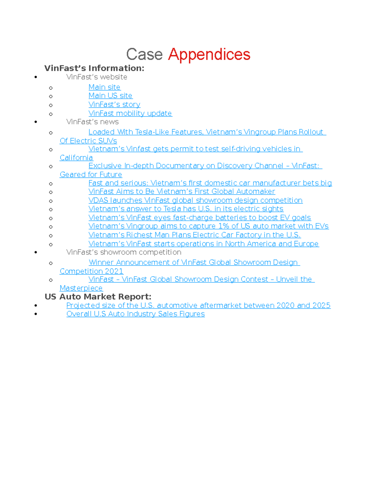 Case Appendices - We can offer you 600 MT of rice at 50USD/MT, CIF ...