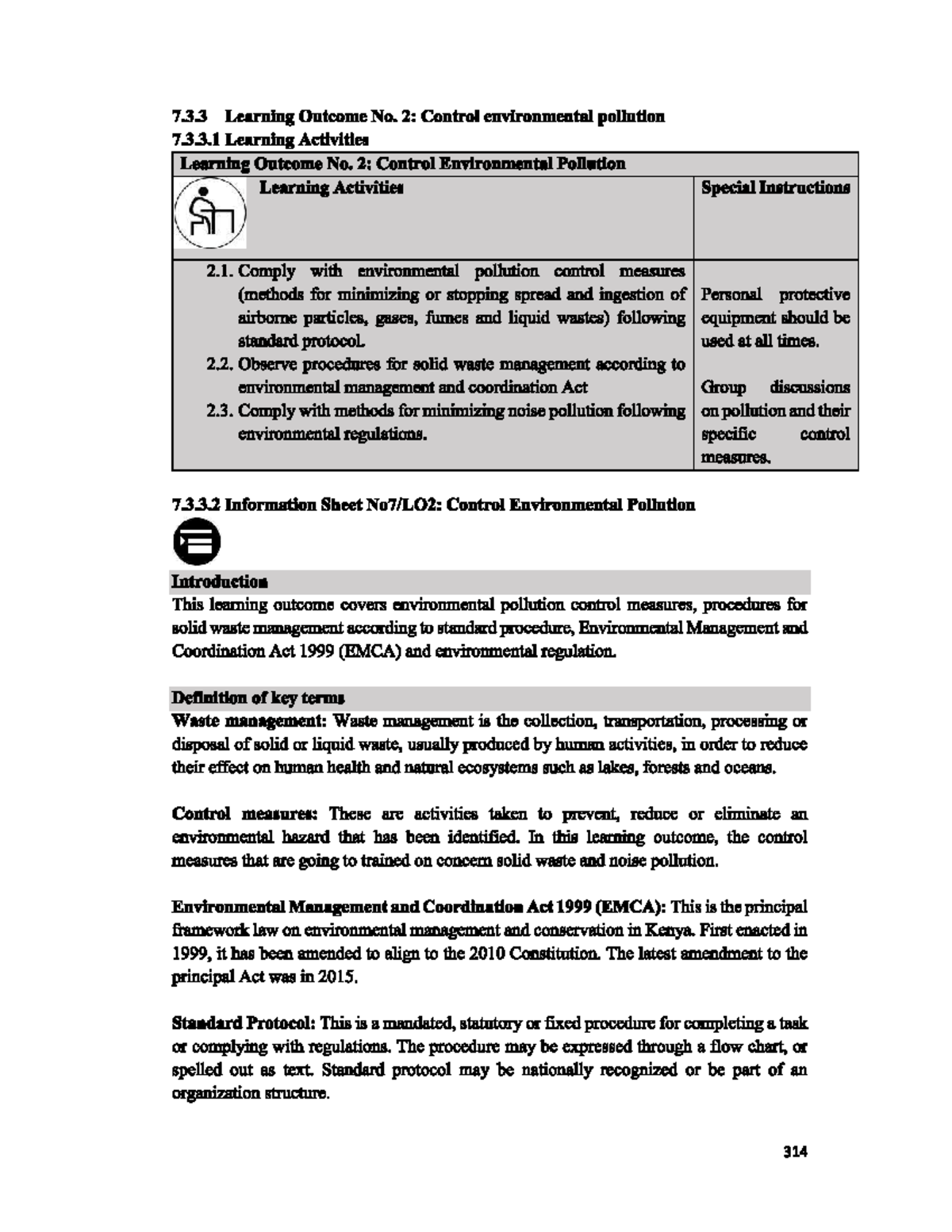 Control Environmental pollution Lecture Notes - Civil Engineering - Studocu